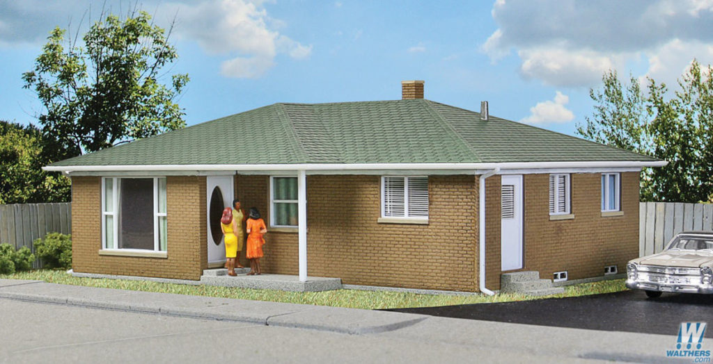 Walthers Cornerstone Ranch Tract House – HO Scale
