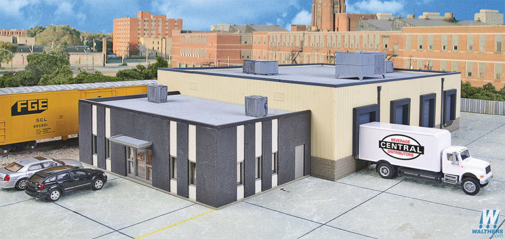 Walthers Cornerstone Central Beverage Distributors w/Office Annex – HO ...